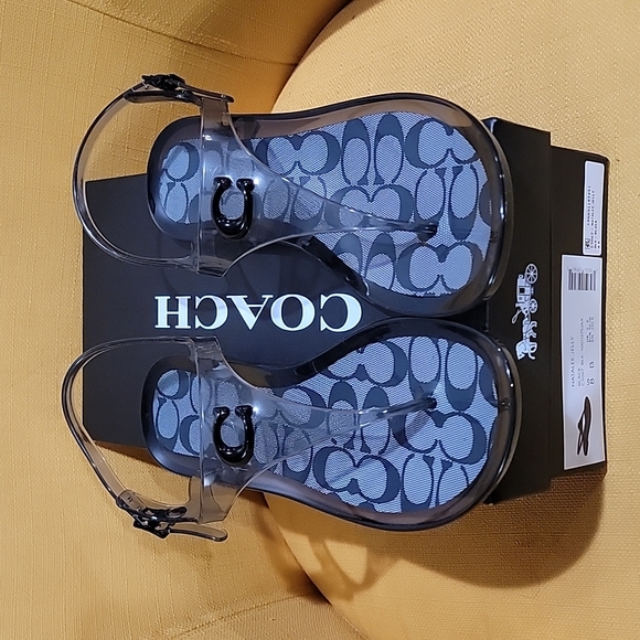 Coach | Shoes | Coach Natalee Jelly Sandals Firm Price | Poshmark